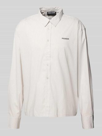 Pegador Oversized Freizeithemd mit Label-Print Modell MARO