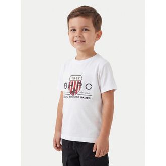 Beverly Hills Polo Club T-Shirt P-SS26B-TS414011 Wei&szlig; Regular Fit