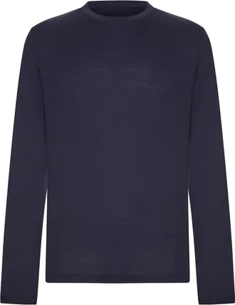 Herno Pull Col Rond - Bleu