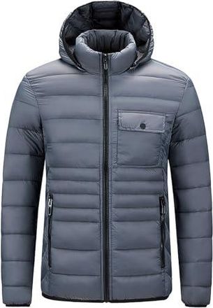 Generic Doudoune L&eacute;g&egrave;re Homme Doudounes Duvet Plume Naturel Blousons Fermeture Clair Int&eacute;grale Vestes Respirante Manteaus Tenue D&eacute;contract&eacute;e Puffers Nettoyage