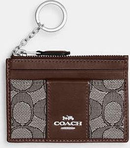 Coach Mini Skinny Ausweishülle Aus Signature-Jacquard