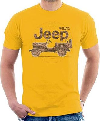 Jeep Willys MA Star Mens T-Shirt