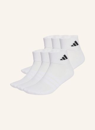 adidas 6er-Pack Sportsocken Cushioned Essentials Ankle weiss