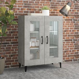 vidaXL Sideboard Betongrau 69,5x34x90 cm Holzwerkstoff Vidaxl