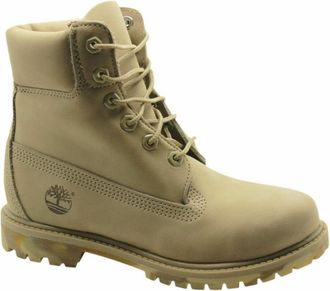 Timberland AF Premium Nubuck 6 Zoll Camo Sohle Beige Womens Stiefel A148U Z11B Z25A