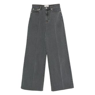 Officine G&eacute;n&eacute;rale Ginger Washed Denim Cotton - - Jeans - Damen - Grau - W28
