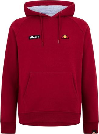 Ellesse Kapuzenpullover f&uuml;r Herren, bestickt, Raglan&auml;rmel (Burgunderrot)