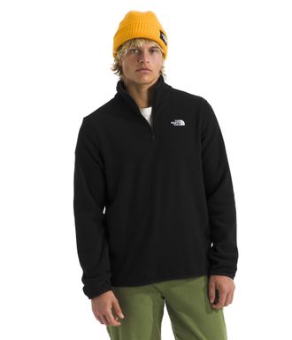 The North Face Herren Glacier Fleece 1/4 Zip Sweatshirt, TNF Black, M