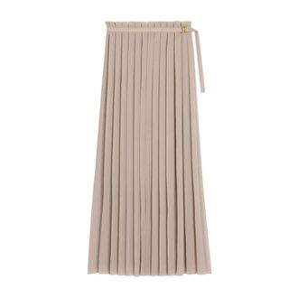 Ami Femme, Jupes, Gris, Taille: 36 FR Jupe Pliss&eacute;e