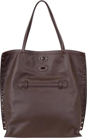 Zanellato Femme, Sacs, Brun, Taille: ONE Size Sac shopper Medium A Spasso Saeta