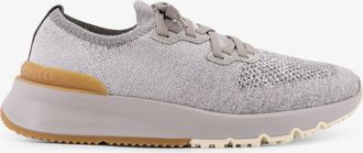Brunello Cucinelli Melange knit sneakers - BRUNELLO CUCINELLI - gender_Man
