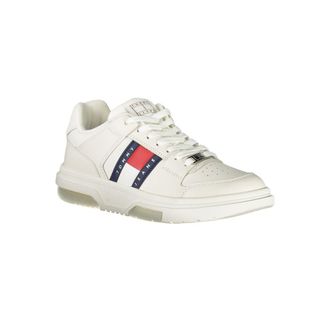 Tommy Hilfiger Logo-Striped Sneaker - White