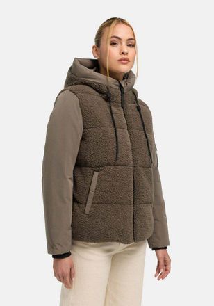 Marikoo Winterjacke Elidee Winterjacke mit Kapuze und praktischen Rei&szlig;verschlusstaschen