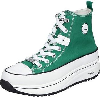 Rieker Femme Sneaker High Bottine, Vert, 39 EU