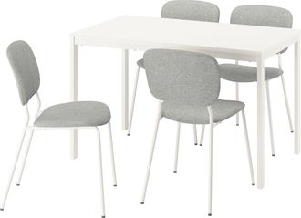 IKEA VIHALS / VIHALS Tisch und 4 Stühle