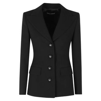 Dolce & Gabbana Giacca - - Jackets - Damen - Schwarzk - M