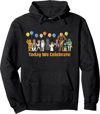 Star Wars Today We Celebrate Classic Characters Party Pullover Hoodie