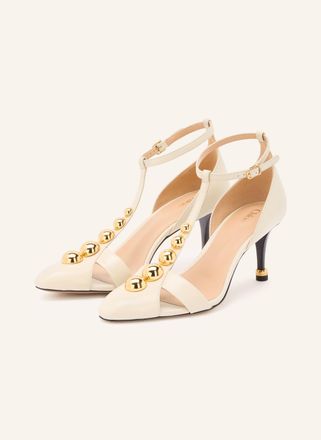 Chlo&eacute; Pumps Cleia Mit Nieten weiss