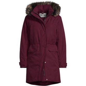 Lands End Expeditions-Daunenparka, Damen, Gr&ouml;&szlig;e:40-42 regular, Rot, Polyester, by Lands End