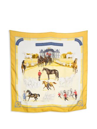 Hermès x Hubert de Watrigant foulard (1989) - Jaune