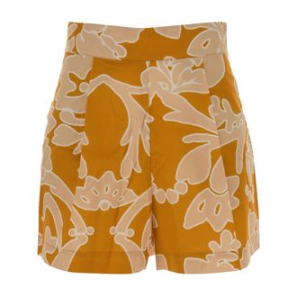 AMOTEA Guia High Waist Shorts - - Shorts - Damen - Mehrfarbig - 2XS