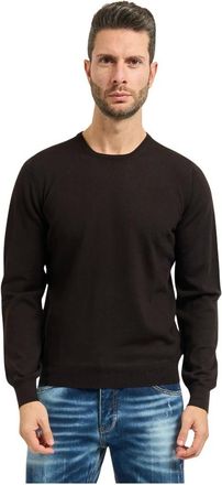 Gran Sasso Homme, Pulls, Brun, Taille: 4XL Crew Neck Sweater