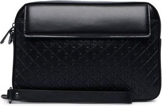 Calvin Klein Umh&auml;ngetasche Refined Emblem Mix Pouch W/ Hand LV04D1369G Schwarz