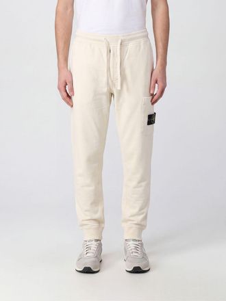 Stone Island Pantalon cargo slim fit en coton biologique avec logo