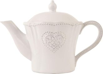 Clayre & Eef HRTTEN Serie Heart Teekanne Kanne ca. 09L