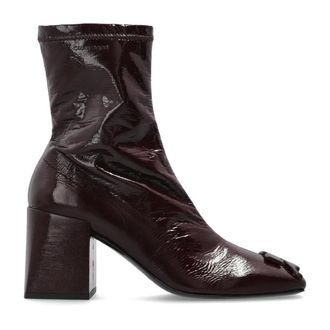 Courr&egrave;ges Reedition Stiefeletten mit Absatz - - Shoes - Damen - Rot - 40 EU