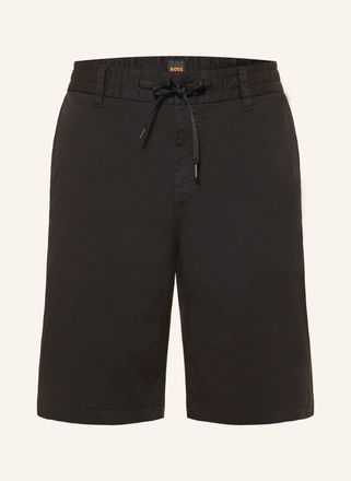 HUGO BOSS Chinoshorts Tapered Fit schwarz