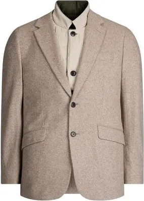 Hackett Veste 3 en 1 en laine m&eacute;lang&eacute;e