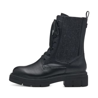 Marco Tozzi Klassische schwarze Schn&uuml;rstiefeletten - - Shoes - Damen - Schwarzk - 36 EU