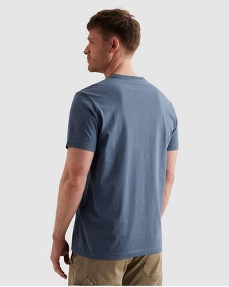 PME Legend T-Shirt Short sleeve r-neck single jersey graphic mit Logo Print