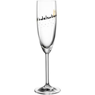 Leonardo Leonardo Presente Sekt-Glas M&auml;delsabend, 1 St&uuml;ck, sp&uuml;lmaschinenfestes Prosecco-Glas, Champagner-Kelch mit Schriftzug, Geschenk-Idee, 200 ml 044517