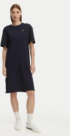 Lacoste Kleid f&uuml;r den Alltag EF2883 Dunkelblau Oversize