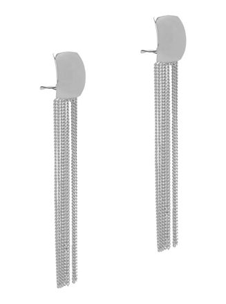 Federica Tosi Womens Drop Earrings Julie Long Metallic