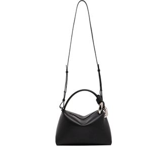 J.W.Anderson Schwarze Lederhandtasche mit Schultergurt - - Bags - Damen - Schwarzk - ONE SIZE