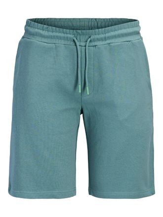 Jack & Jones Plus Size Sweatshorts JPSTGORDON COLLEGE SWEAT SHORTS MI PLS, Herren, Gr. 42 (4XL), N-Gr, mineral blau, angeraute Sweatware, Obermaterial: 80% Baumwolle, 20% Po