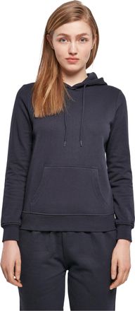 Build Your Brand Ladies Basic Hoody Navy 5XL