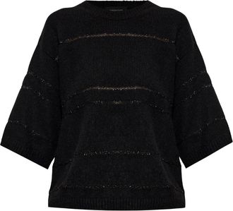 Fabiana Filippi Damen, Strickwaren, Schwarzk, 2XSGr&ouml;&szlig;e