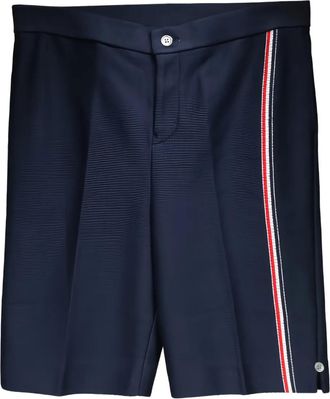Thom Browne stripe-detail shorts - Blau
