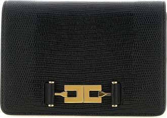 Elisabetta Franchi Clutch Bag mit Lizard-Effekt - - Bags - Damen - Schwarzk - ONE SIZE