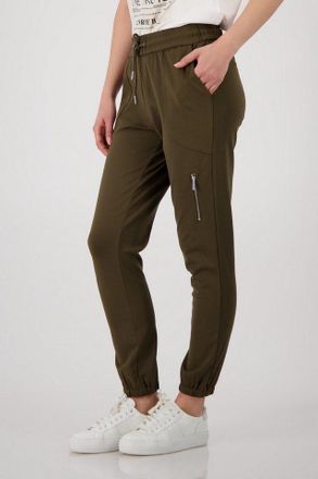 Monari Jogger Pants Hose Jill Basic Regular fit mit Rei&szlig;verschlusstasche