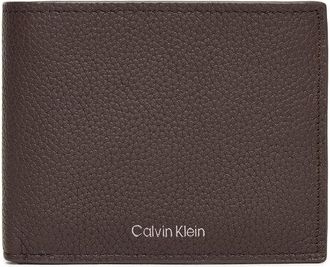 Calvin Klein Geldbörse Foil Emboss Ew Bill Fold LV04D1062G Braun