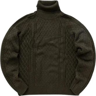 Nike Homme, Pulls, Vert, Taille: L Pull &agrave; col roul&eacute;
