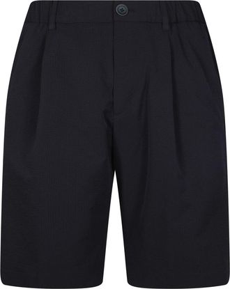 Herno Homme, Shorts, Bleu, Taille: M Bermuda Tecnico Coulisse