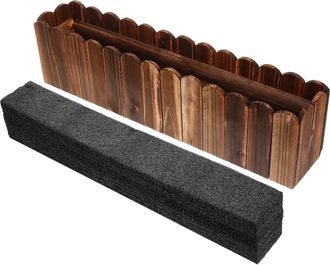 Happyyami Rustikaler Blumentopf Aus Fensterpflanzgefäß Für Innenbereich Kleiner Pflanztopf Für Künstliche Blumen Balkon Dekoration