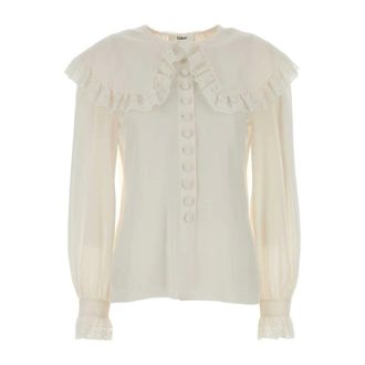 Chlo&eacute; Damen, Blusen & Hemden, Wei&szlig;, SGr&ouml;&szlig;e