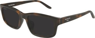 Balenciaga Rechteckige Sonnenbrille - - Accessories - unisex - Braun - 56 MM